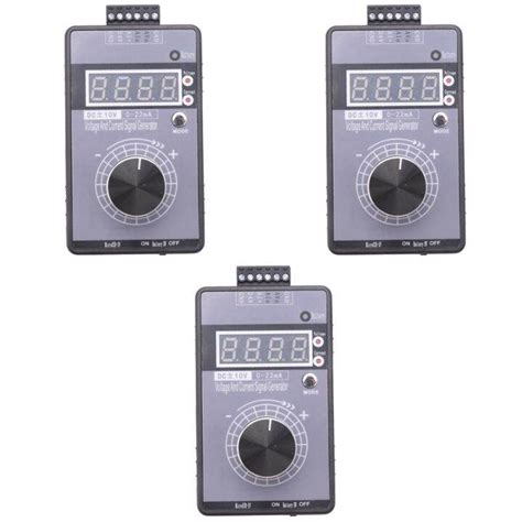 2X DC0 10V 0 4 20MA Current Voltage Signal Generator Built In Rechargeable Battery Portable