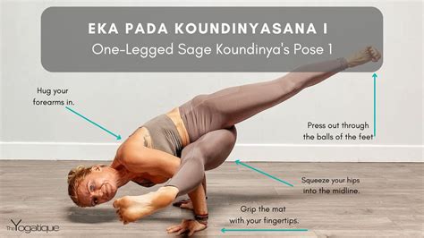 How To Do Eka Pada Koundinyasana 1 Misalignments And Modifications