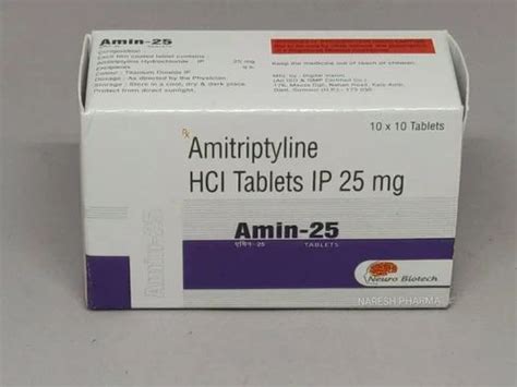 Amitriptyline Tablets Ip Tryptican 25 At ₹ 84 Stripe Elavil In Nagpur Id 2852830233933