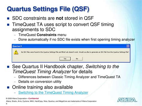 PPT Quartus II Software Design Series Timing Analysis PowerPoint Presentation ID