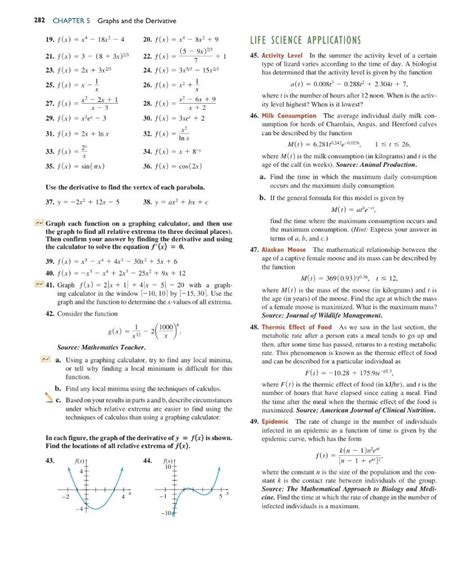 solved 52 relative extrema 281 finding extrema fractional