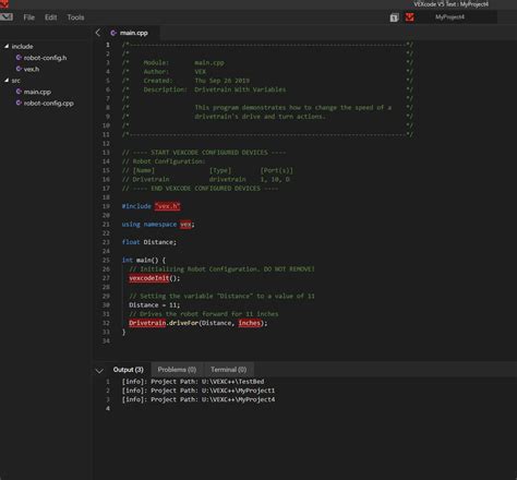 Program Will Not Build VEXcode Pro V5 Text Tech Support VEX Forum