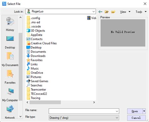 zwcad prompts select file when copy and paste technical knowledge
