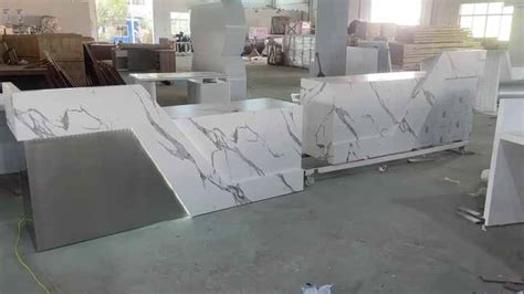 Custom Modern Wood Led Salon Gym Shop Cash Counter Hotel Salon Spa