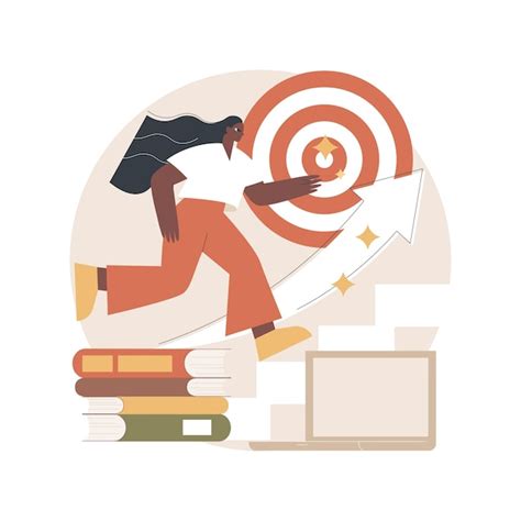 Illustration Du Parcours Scolaire Vecteur Premium