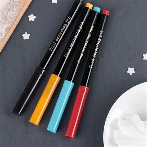 Набор маркеров для украшения десертов 18 7x6 5x1 5 см 4 шт