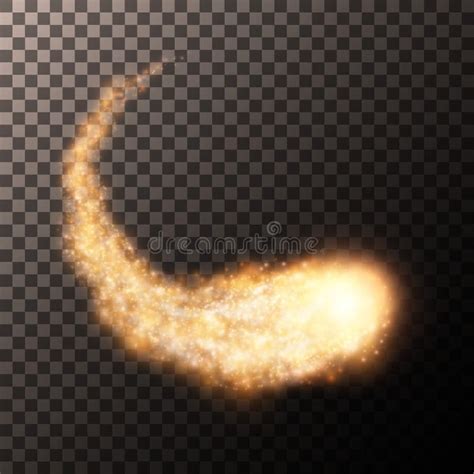 Flying Meteor Cosmic Object Vector Illustration Stock Vector Illustration Of Dark Nature