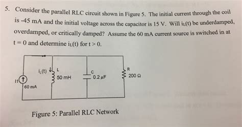 Solved Consider The Parallel RLC Circuit Shown In Figure Chegg