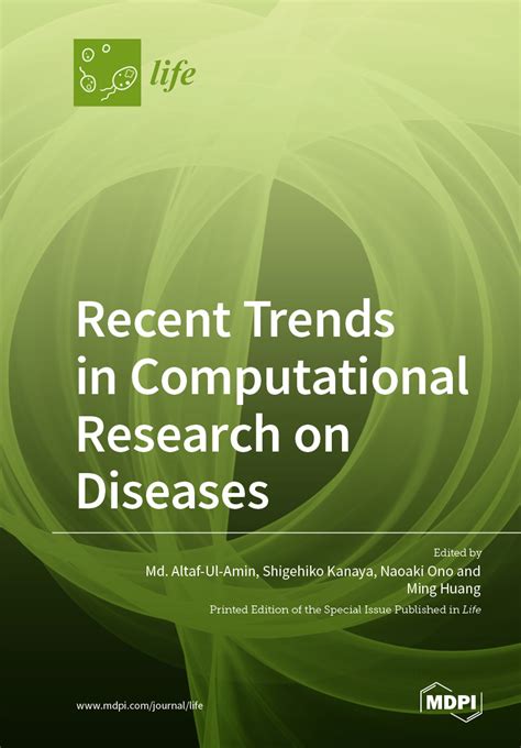 Recent Trends In Computational Research On Diseases Mdpi Books