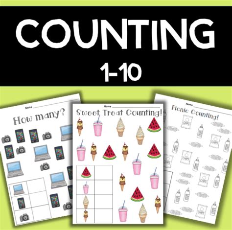 Counting Objects With 1 1 Correspondence Numbers 1 10 Made By Teachers