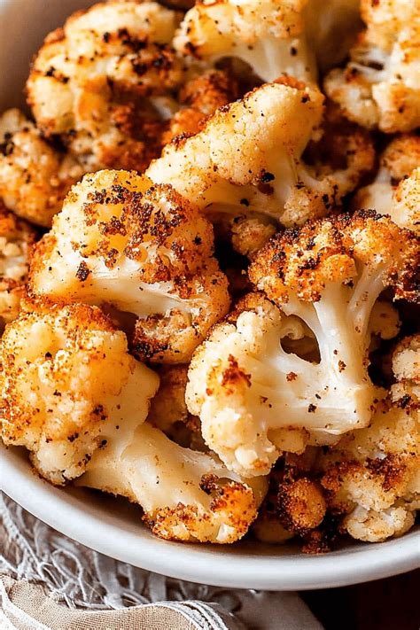 Crispy Parmesan Roasted Cauliflower