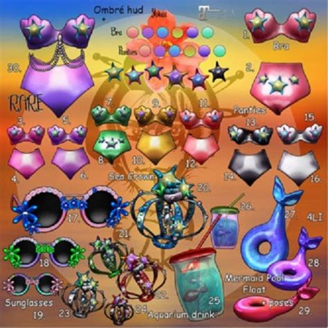 Second Life Marketplace 6 Yokai Sunset Panties [violet]