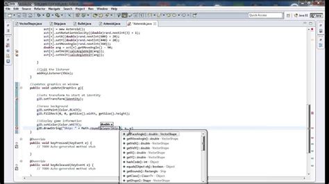 Java Game Programming Tutorial For Beginners Asteroids Pt 8