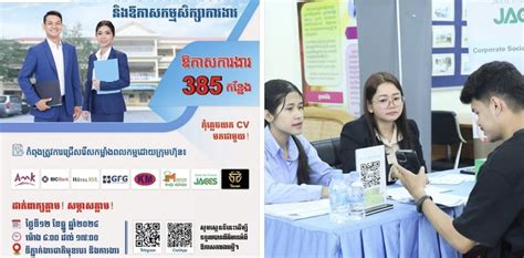 Nea សហការក្រុមហ៊ុនធំៗ៨ នាំយកឱកាសការងារជិត ៤០០កន្លែង សម្រាប់យុវជន សុីសុីថាមស៍