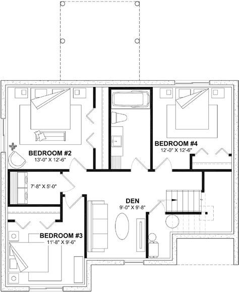 Split Level Basement Plans Contemporary Split Level Home Plan With
