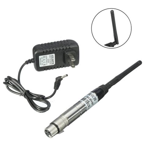 New Dmx 512 Wireless Transmitter And Receiver Lighting Controller For Light Black Eu Plus