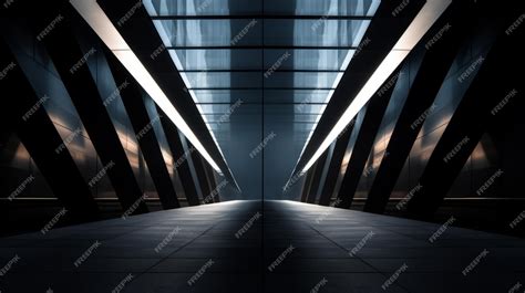 Premium Ai Image Architectural Symmetry