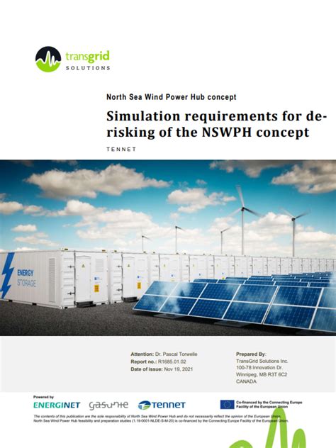Nswph Mt Hvdc Functional Requirements North Sea Wind Power Hub