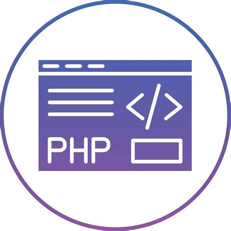 Php Coding Illustration Icon 54600535 Vector Art At Vecteezy