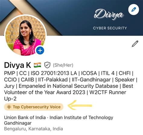 Divya K 🇮🇳 On Linkedin Cybersecurity Linkedintopvoice Grateful 76