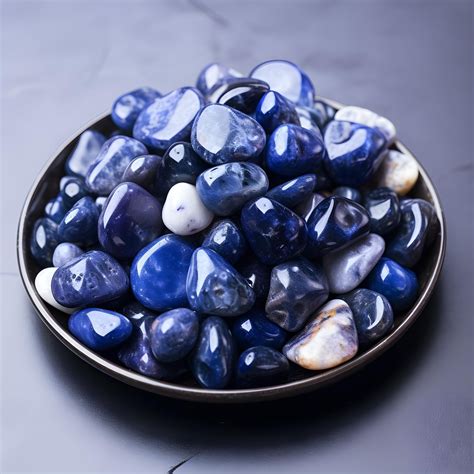 Sigmntun Polished Sodalite Crystals 72 Pcs 0 5 10 Oz Handpicked