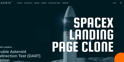 Build A Spacex Landing Page Clone With Html Css And Javascript Rdevto