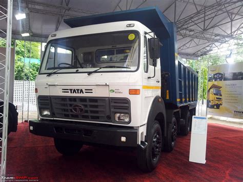 Tata Motors Launches 6 Heavy Trucks And Fleetman Telematics Services Team Bhp
