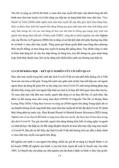 Nghiên cứu các yếu tố ảnh hưởng đến hành vi mua sắm trực tuyến của sinh viên Đại học Cần Thơ