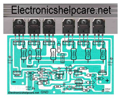 Amplifier Circuit Diagram Using 2sc5200 And 2sa1943 Artofit