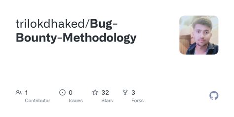 github trilokdhaked bug bounty methodology