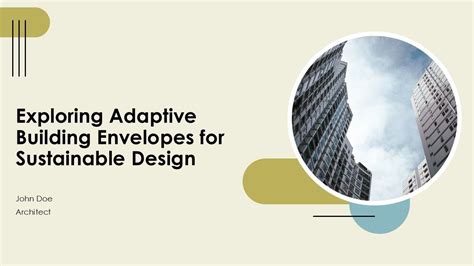 exploring adaptive building envelopes for sustainable design ppt sample st ai