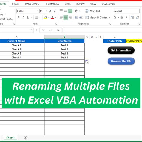 Renaming Multiple Files With Excel Vba Automation Buymeacoffee