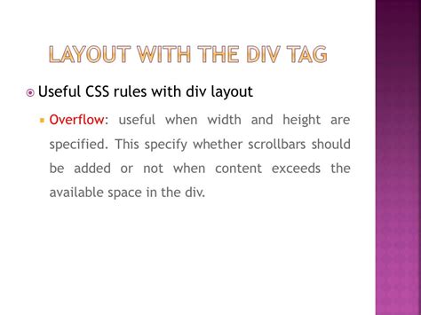 Page Layout 2 The Div Tag Equipped With Css Rules Produces Good Looking Pages With Css The