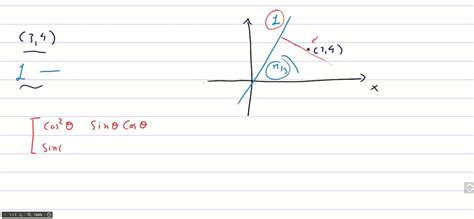 Solved Find The Standard Matrix For The Orthogonal Projection Of R 2