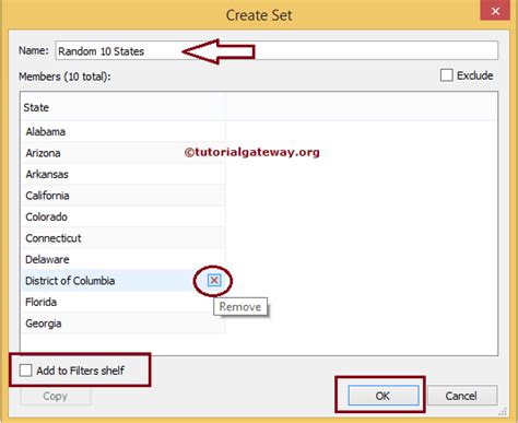 Create A Tableau Set