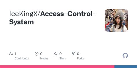 Github Icekingxaccess Control System