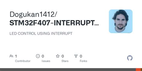 Github Dogukan1412stm32f407 Interrupt Led Control With Stdp Lib Led