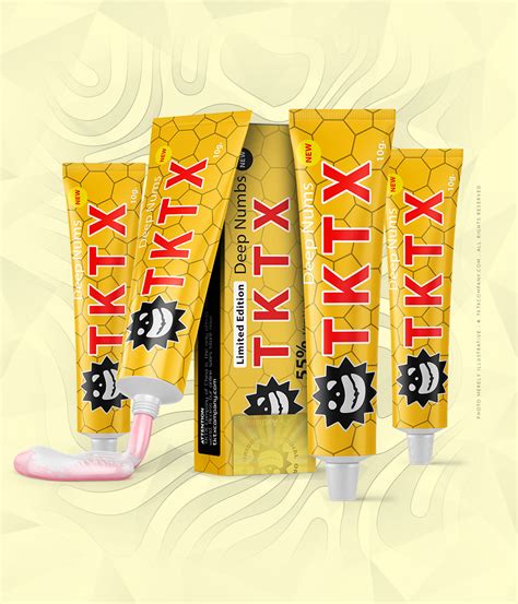 Tktx Yellow 55 Numbing Cream • Tktx Company®