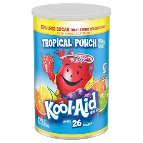 Kool Aid Unsweetened Drink Mix Packets Assorted Flavors Tropical