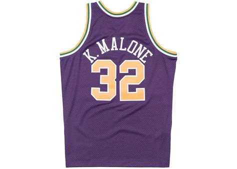 Mitchell And Ness Utah Jazz 1991 92 Karl Malone Swingman Jersey Purple
