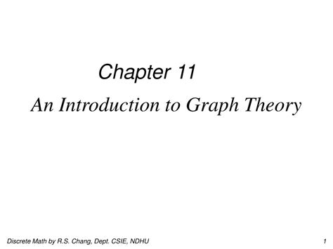 Ppt An Introduction To Graph Theory Powerpoint Presentation Free