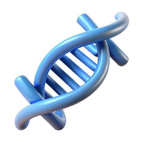 Vibrant Rustic A Single Dna Double Helix Rotating Glowing Authentic 59920544 Png