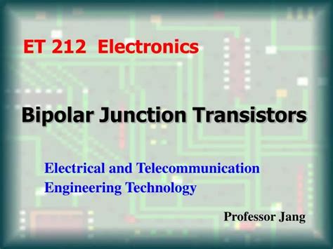 Ppt Bipolar Junction Transistors Powerpoint Presentation Free