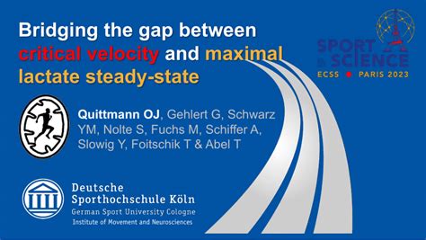 Pdf Bridging The Gap Between Critical Velocity And Maximal Lactate Steady State