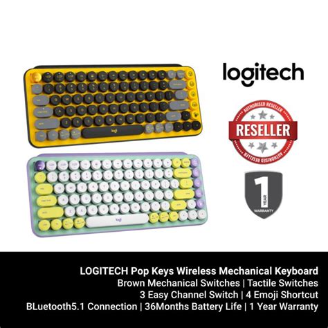 Logitech Pop Keys Keyboard