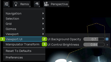Viewport NVIDIA RTX Remix