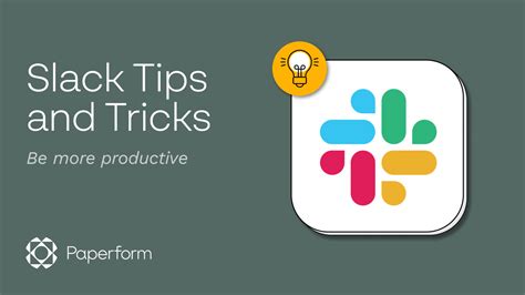 Slack Tips To Improve Productivity