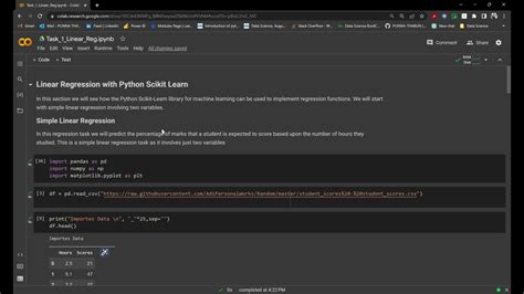Punna Tharun On Linkedin Task1 Thesparksfoundation Intern Github Datascience Dataanalytics