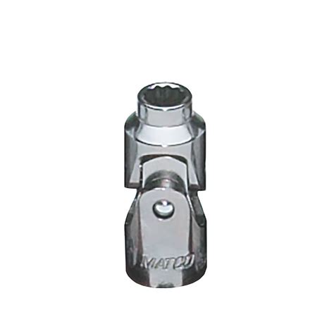 10 Piece 1 4 Drive Sae 12 Point Universal Chrome Socket Set Sau102ra Matco Tools