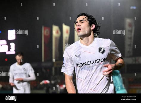 Amsterdam Miguel Rodriguez Of Fc Utrecht Celebrates 0 4 During The